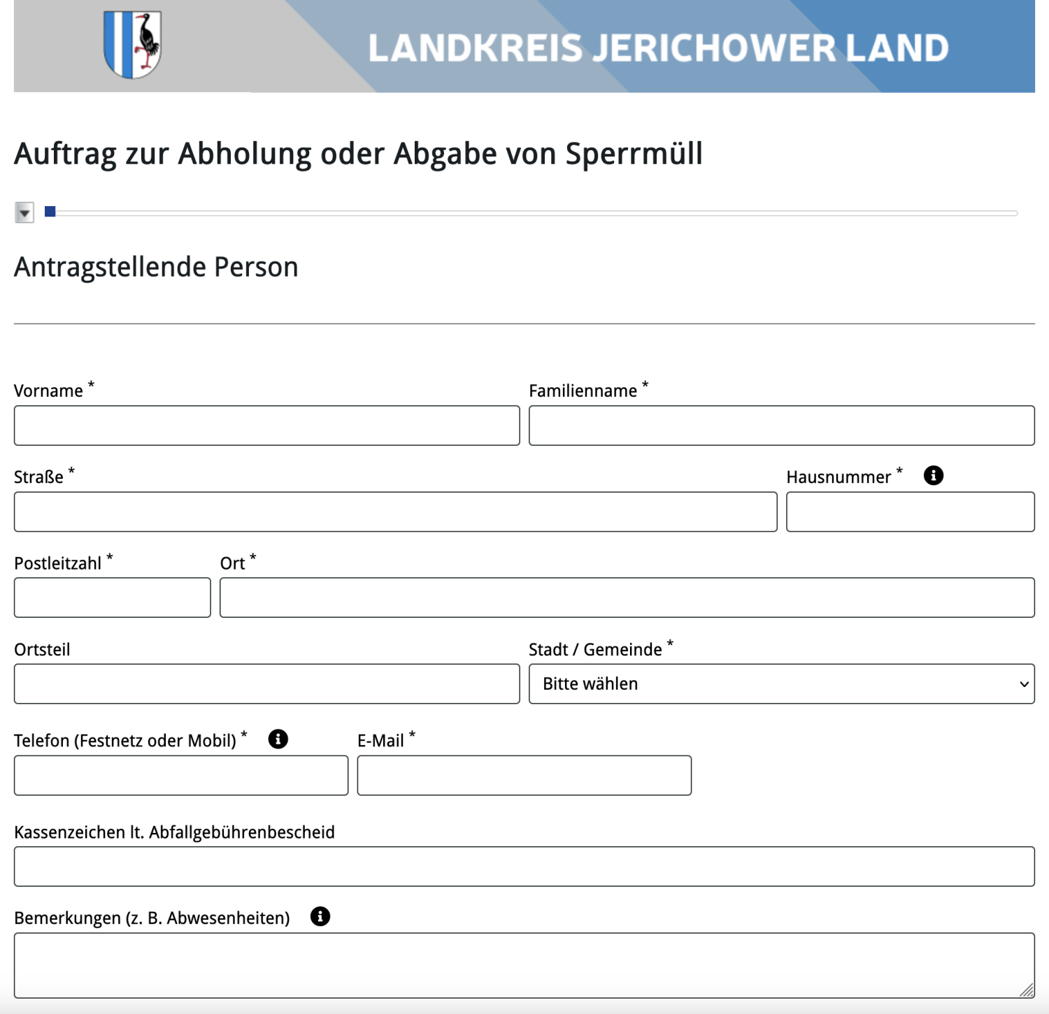 Sperrmull Anmelden Erkelenz